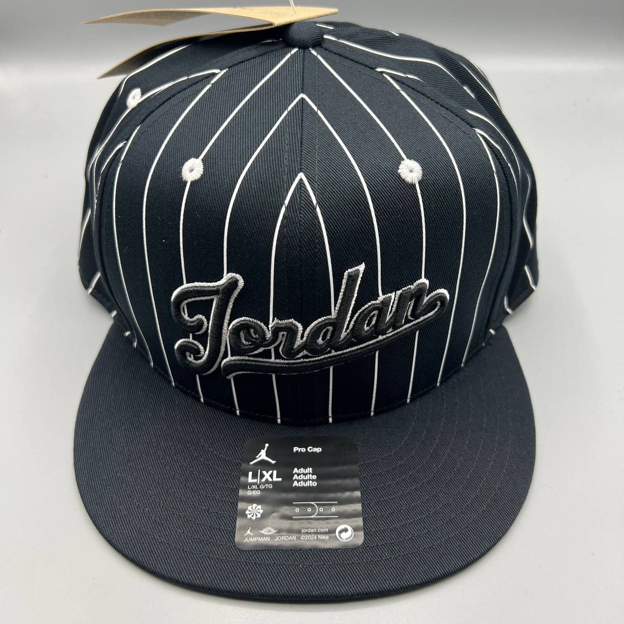 Jordan Brand Air Jordan Pro Hat Men L-XL Pinstripes Jumpman Snap Back ...
