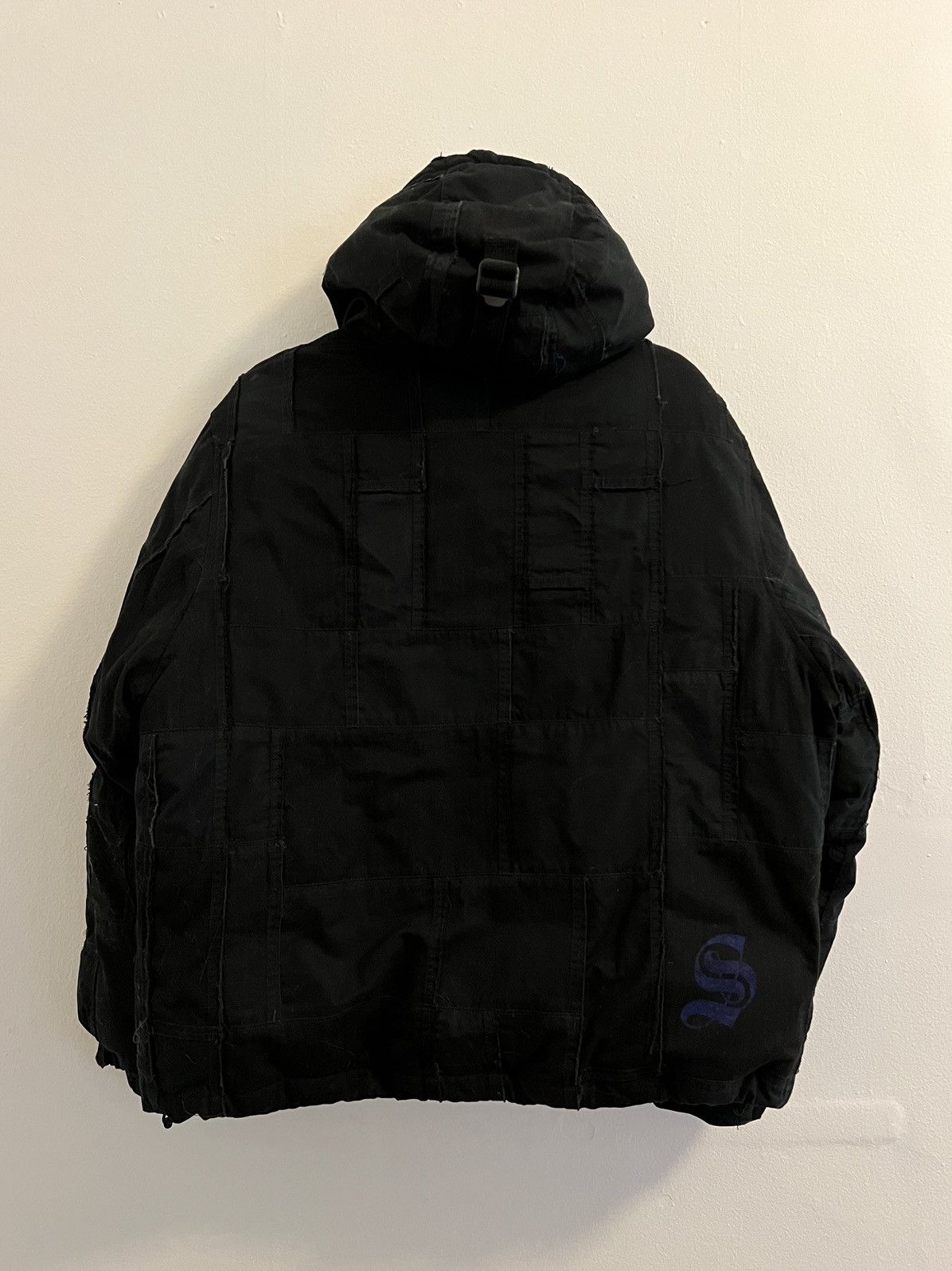 Supreme JUNYA WATANABE CDG MAN Patchwork Puffy Puffer Jacket Black ...
