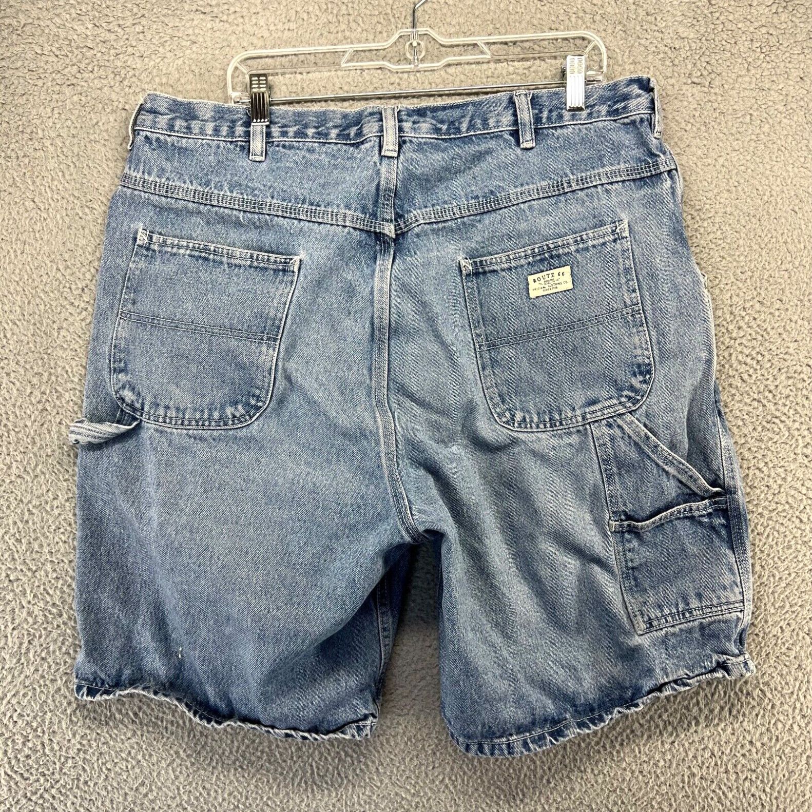 Route 66 Vintage Route 66 Carpenter Shorts Men's 40 Light Dark Wash Jorts Workwear 9" Y2K | Grailed
