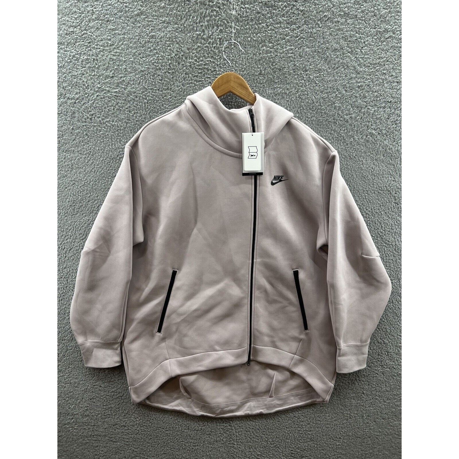 Nike Nike Tech Fleece Oversized Cape Hoodie Violet Sail FB8243019 | Grailed