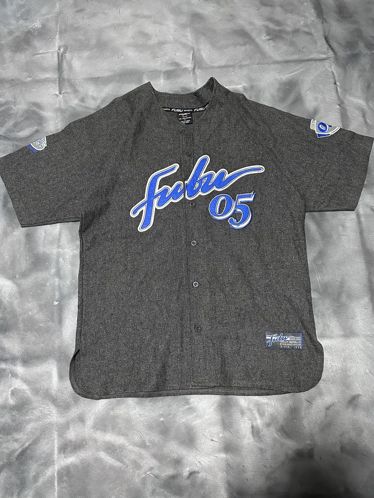 Vintage Vintage Fubu 05 Sports Baseball Jersey Y2K | Grailed