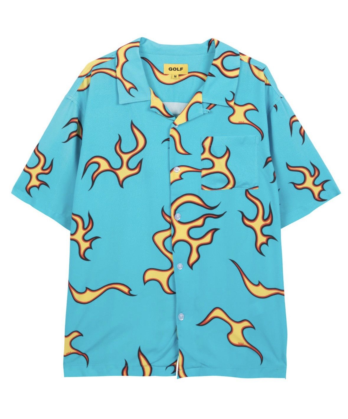Golf Wang × Streetwear × Tyler The Creator Golf Wang Flame Button-up ...