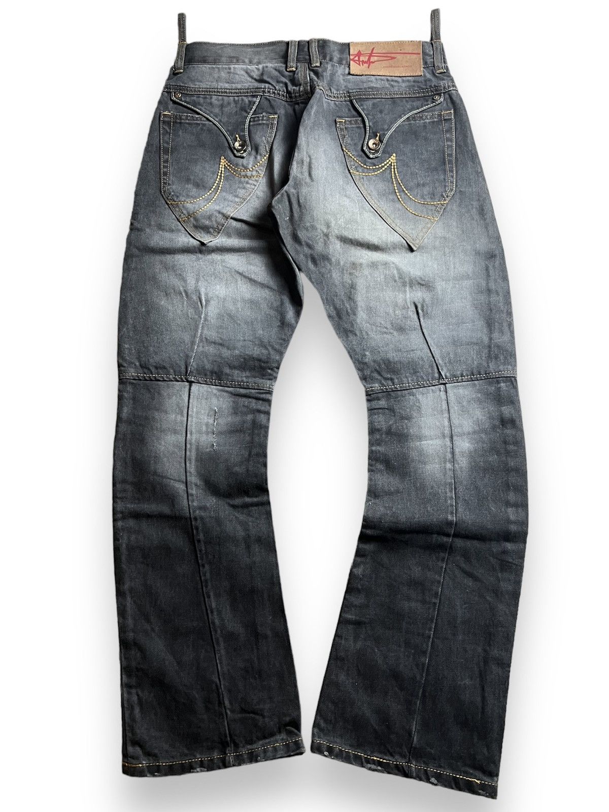20471120 Andrew Mackenzie J Cut Denim | Grailed