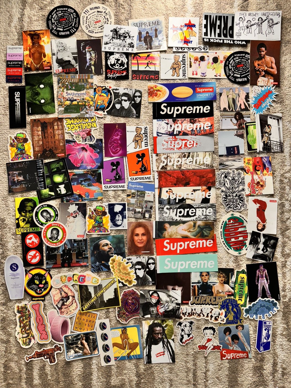 Supreme Supreme sticker set | Grailed