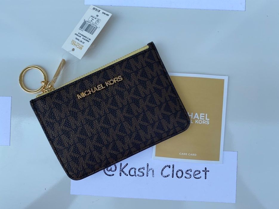 Michael Kors Michael Kors Key chain Wallet With ID Window Jet Set ...