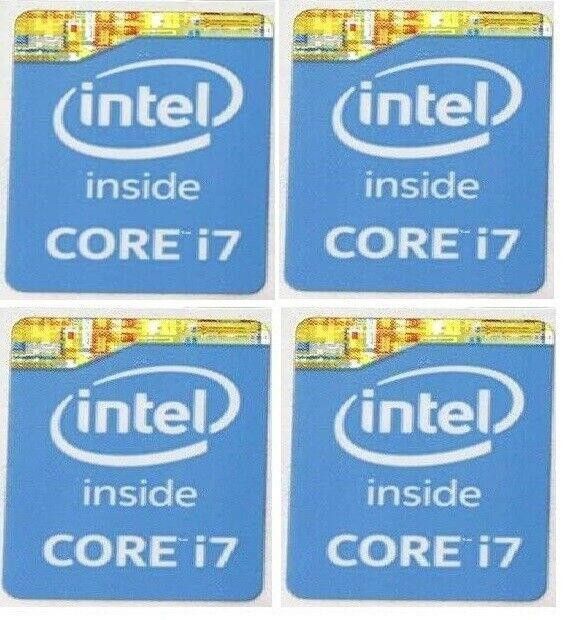 Hobo International Intel Inside Core i7 Sticker i7 9700k 16mm x 21mm ...