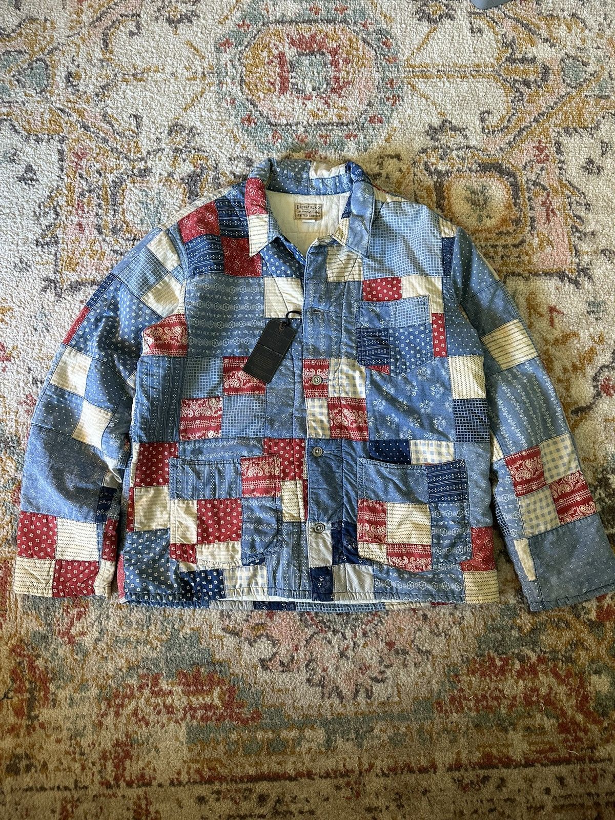 RRL Ralph Lauren RRL Ralph Lauren limited edition quilted patchwork ...