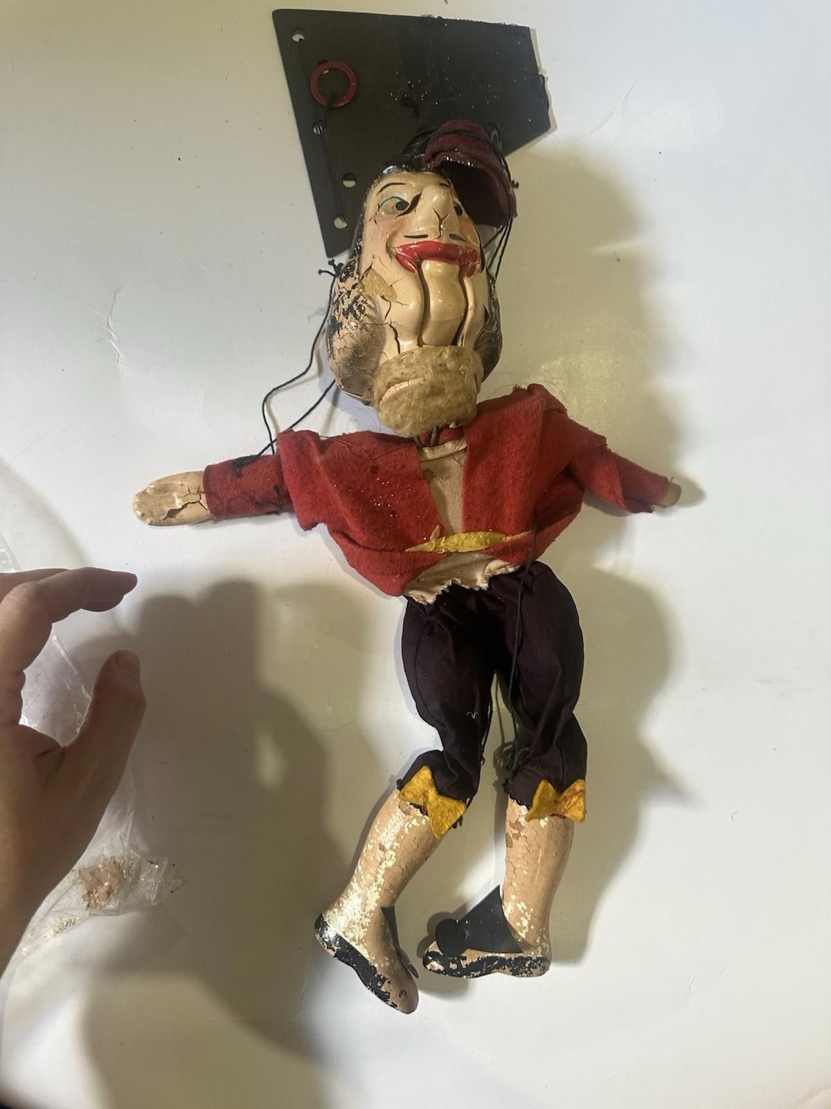 Disney Original 1950’s Peter Pan Captain Hook String Puppet | Grailed