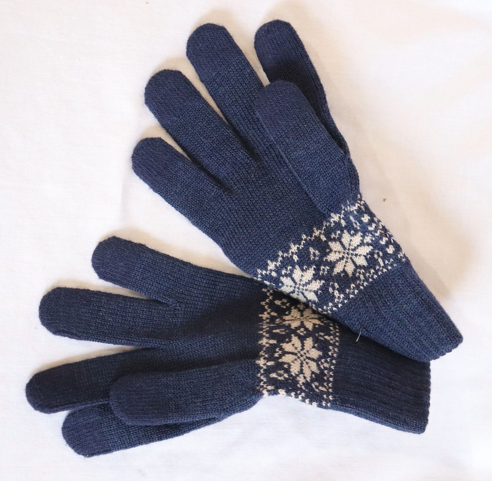 Muji Muji Patterned Unisex Wool Blend Touchscreen Knit Gloves | Grailed