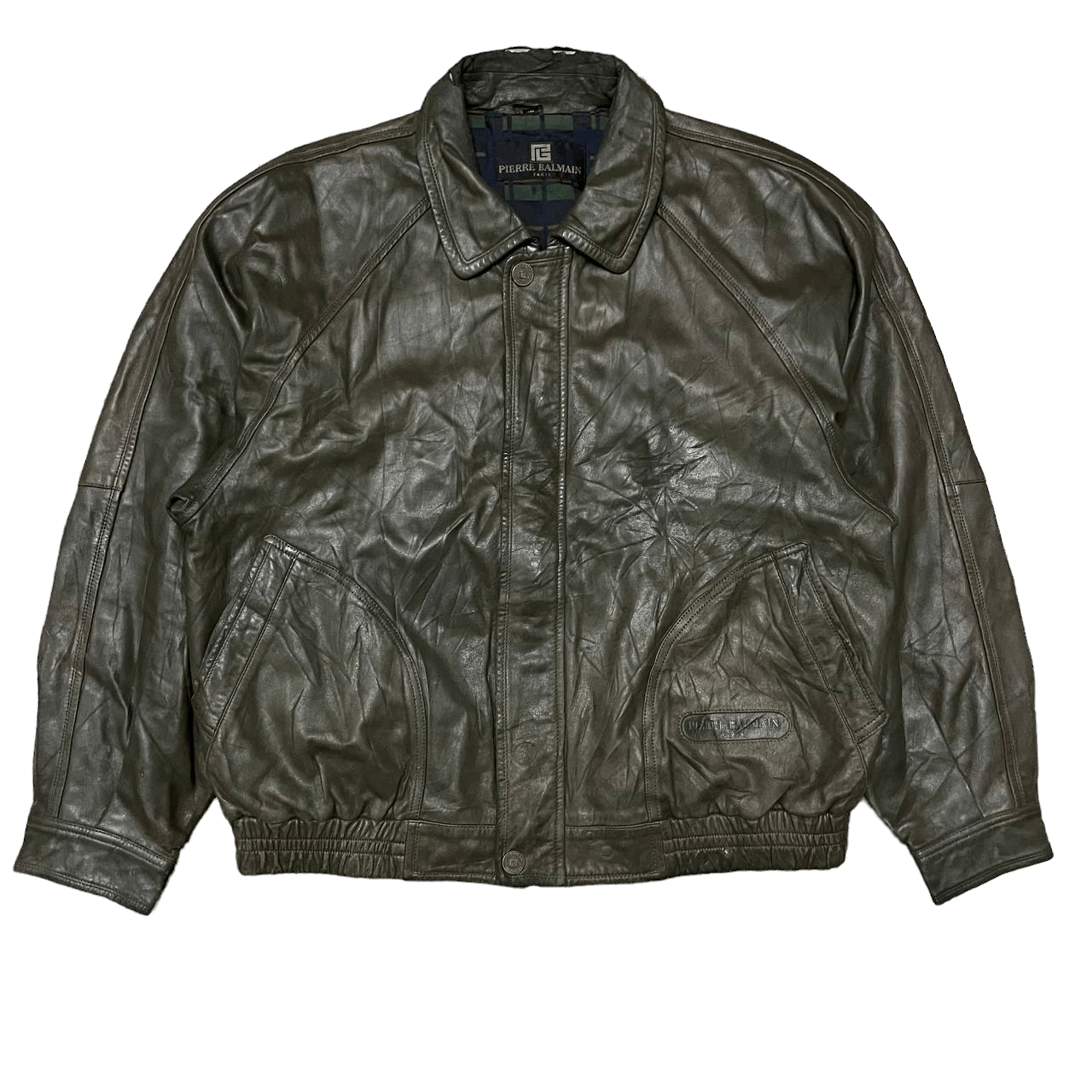 Leather Jacket × Pierre Balmain × Vintage Vintage Pierre Balmain Paris ...