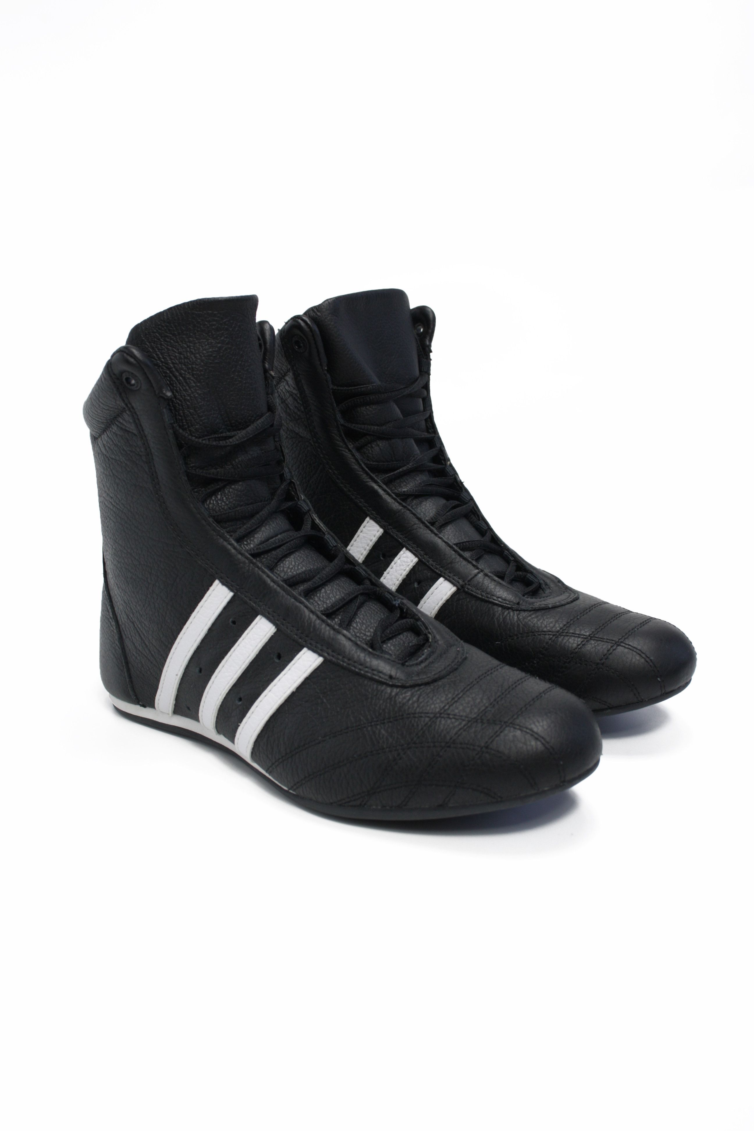 Adidas × Genuine Leather × Vintage Adidas Prajna 2000s Vintage Leather ...