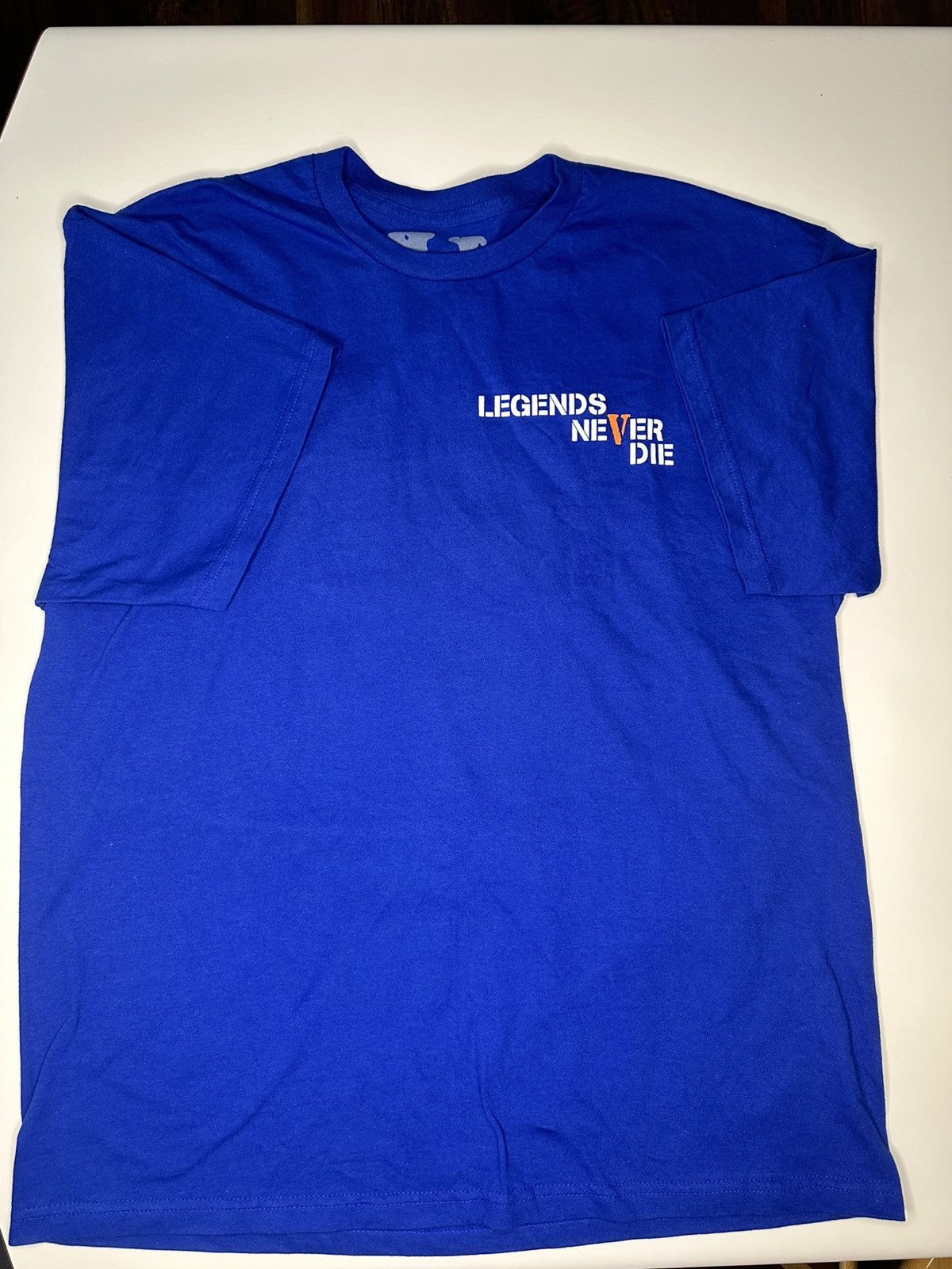 Vlone Juice Wrld X Vlone 999 Tee “Blue” | Grailed
