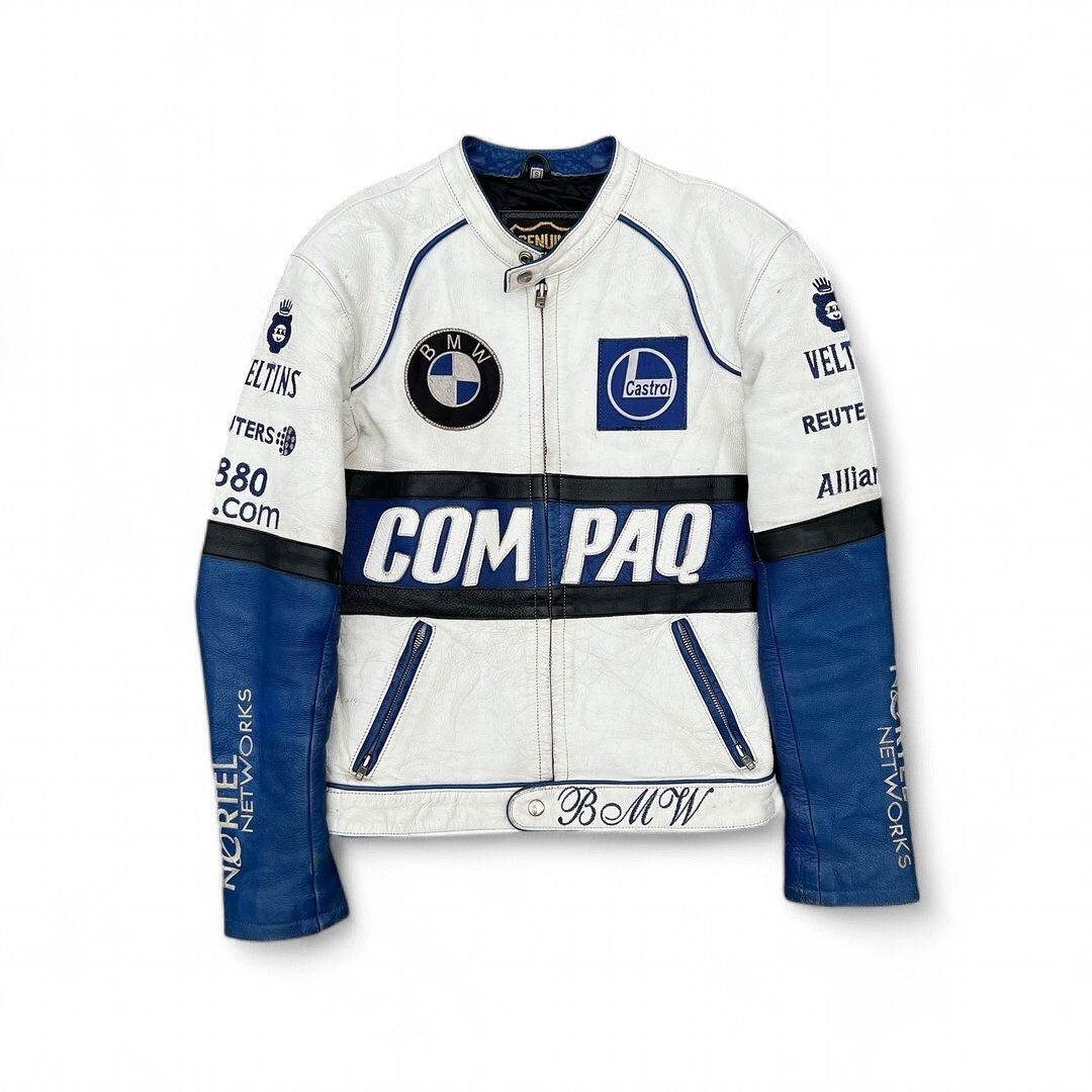 Bmw × Leather Jacket × Streetwear BMW Moto Leather Racing Jacket ♥ ...