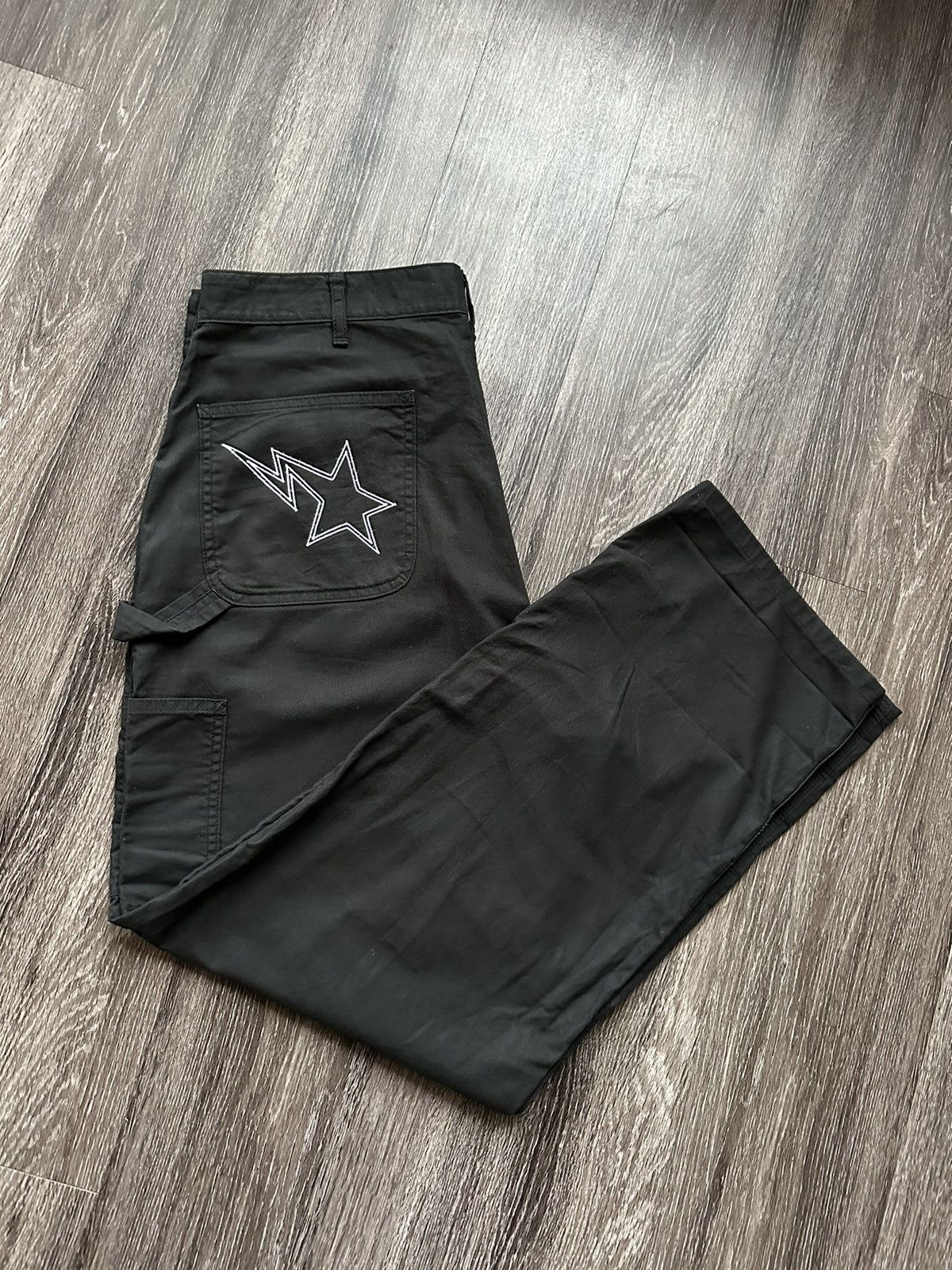 Bape Bape Bapesta Carpenter Double Knee Cap Pants Carhartt Style | Grailed