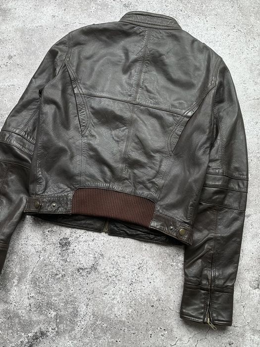 Japanese Brand Vintage Leather Zipped Jacket | Grailed