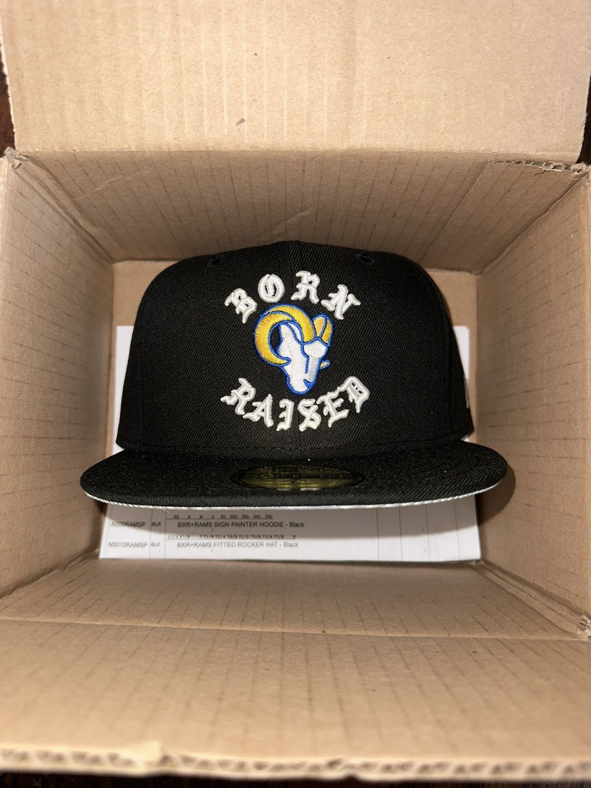 New Era Born x Raised Rams Fitted Rocker Hat | Grailed