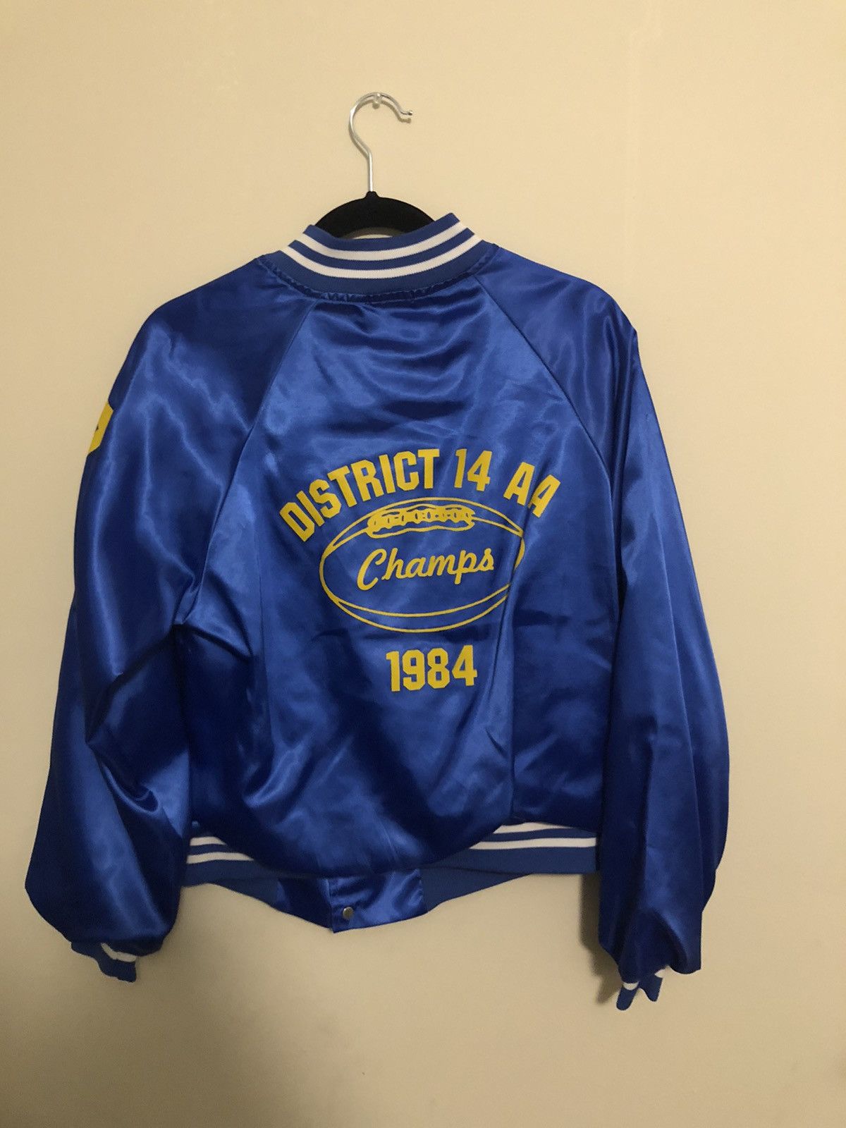 Vintage 1984 satin highschool jacket | Grailed
