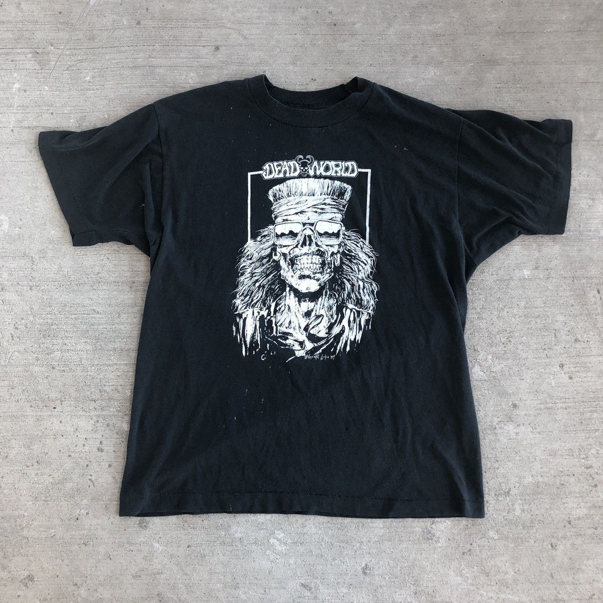 Vintage 1989 Vincent Locke Dead World T Shirt | Grailed