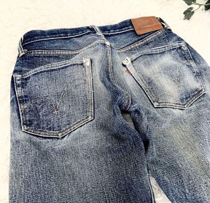 Samurai Jeans SAMURAI JEANS S5000VX zero model Denim Pants Indigo W30 ...