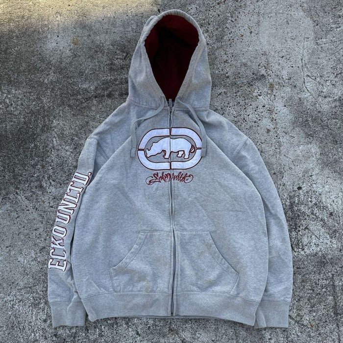 Marc Ecko Vintage Y2K Ecko Unltd Grunge Cyber Zip Up Hoodie Jacket | Grailed