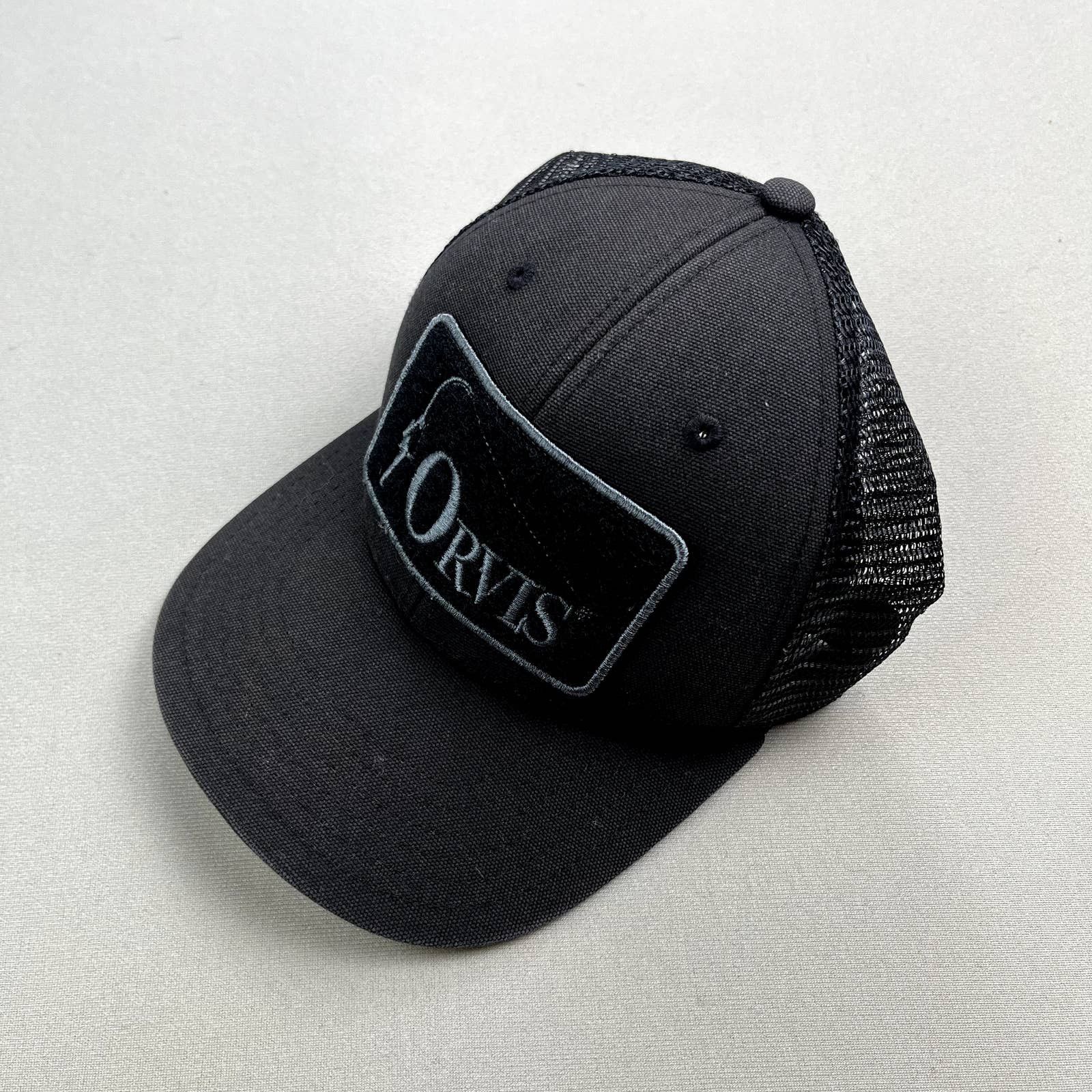 Orvis Orvis Ripstop Covert Trucker Hat Black Fishing Outdoor Camp | Grailed