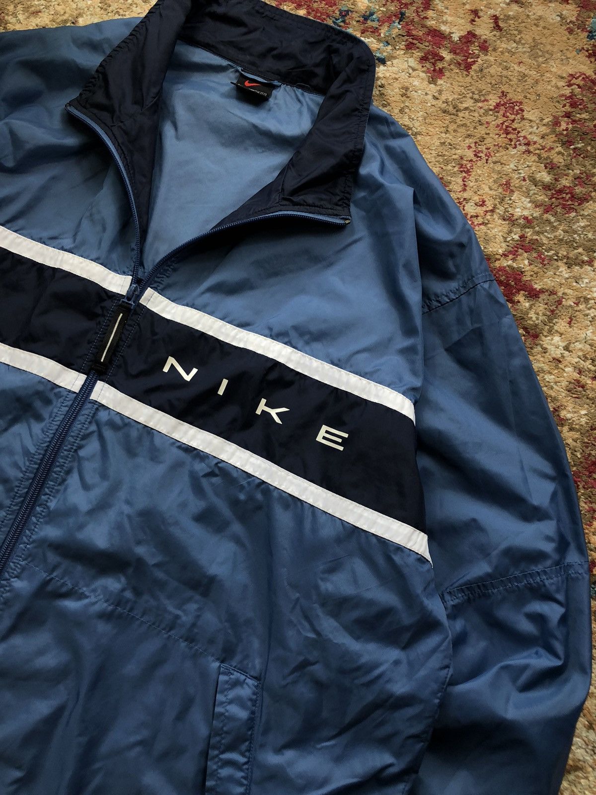 Nike 90’s NIKE RETRO BACK SWOOSH LOGO Y2K TRACK JACKET | Grailed