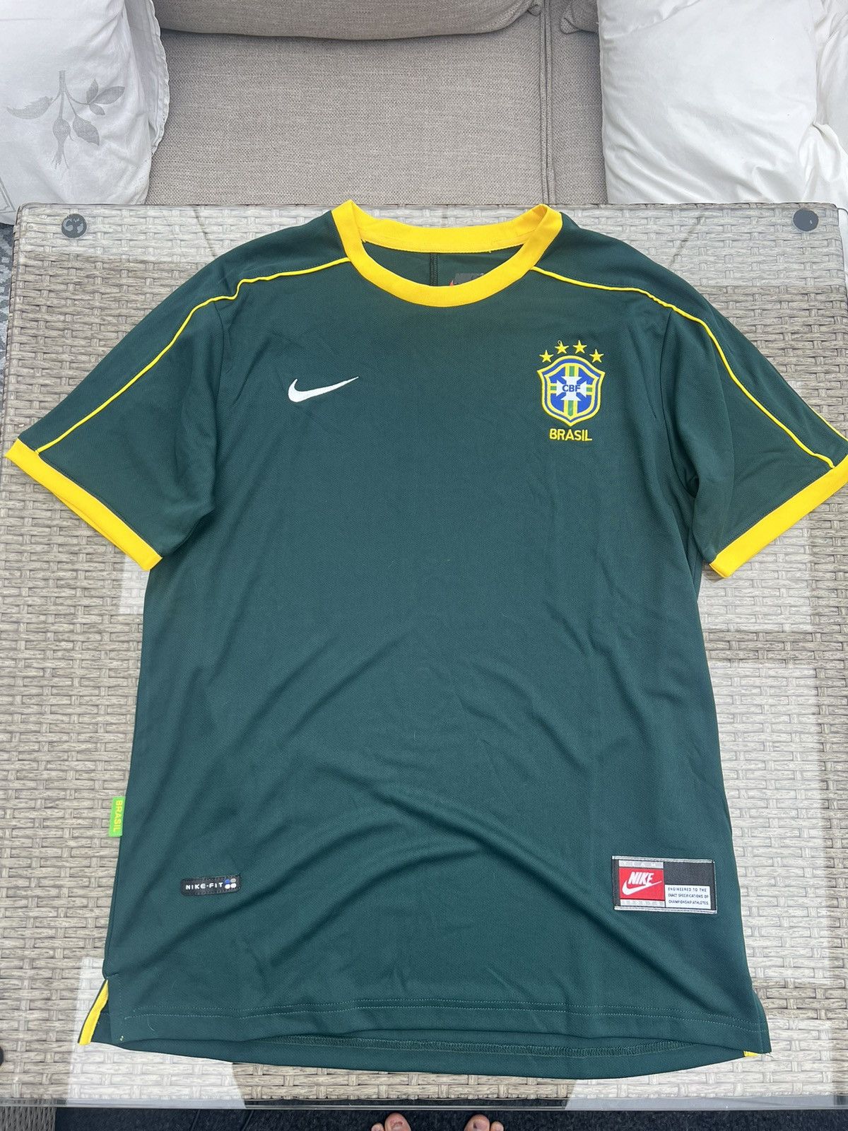 Jersey × Vintage Vintage 1998 Brazil training kit jersey | Grailed
