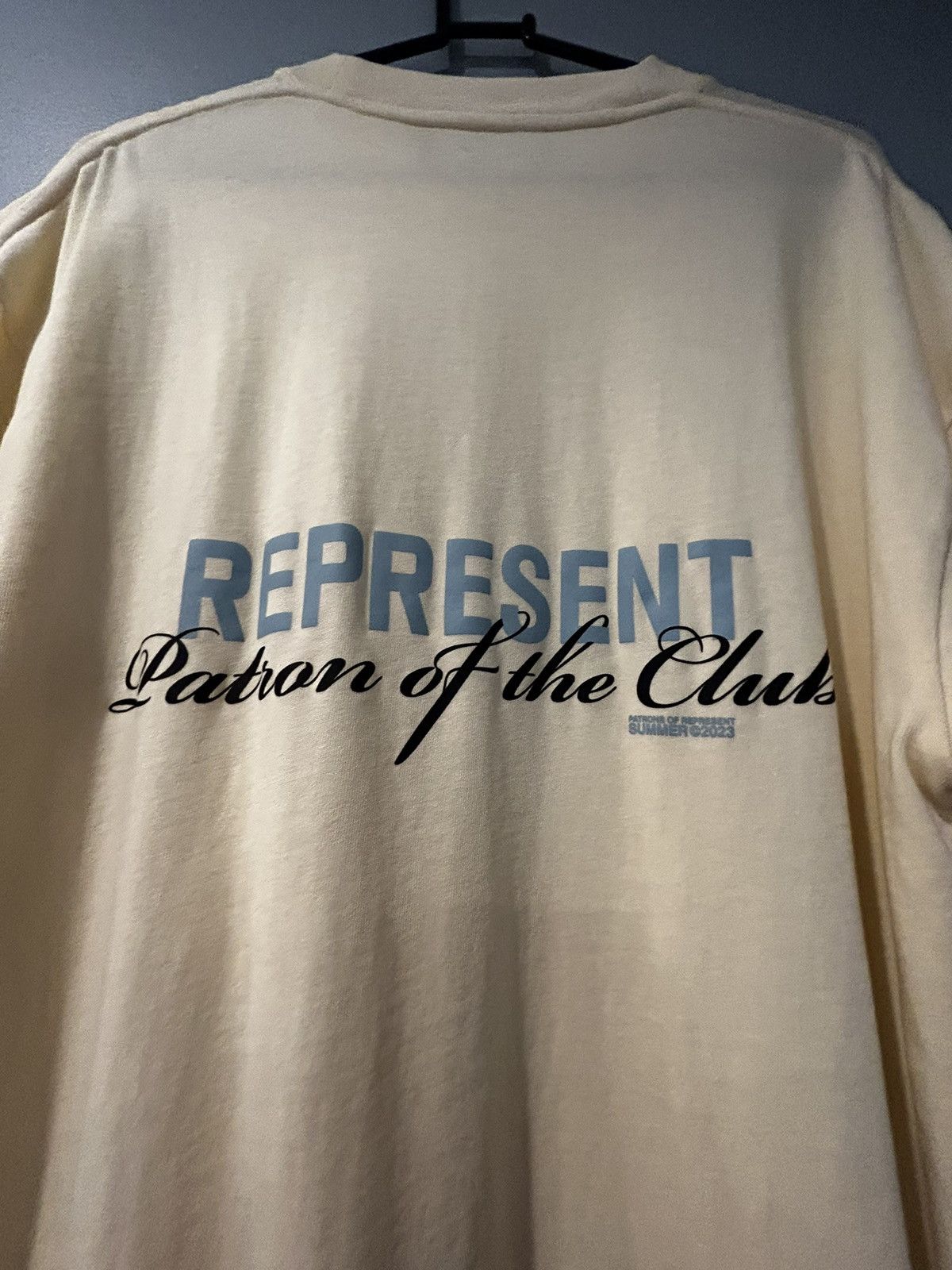 Represent Clo. Patron Of The Club T-Shirt - Buttercream | Grailed