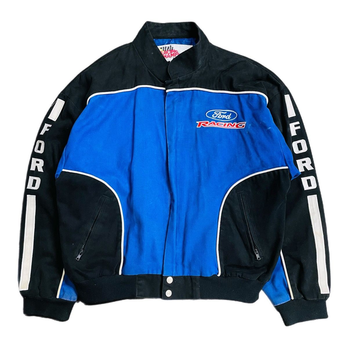 Vintage Vintage NASCAR Ford Racing Jacket ERD | Grailed