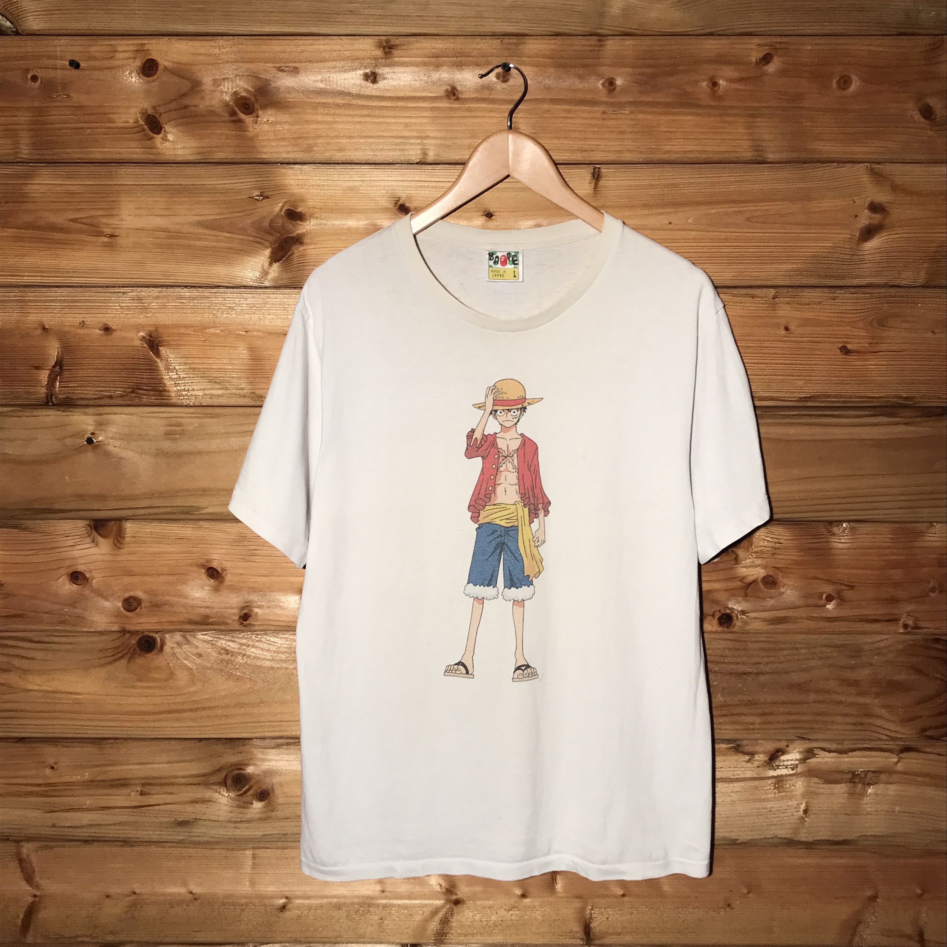 Bape × One Piece 2012 Bape x One Piece Luffy Tee | Grailed