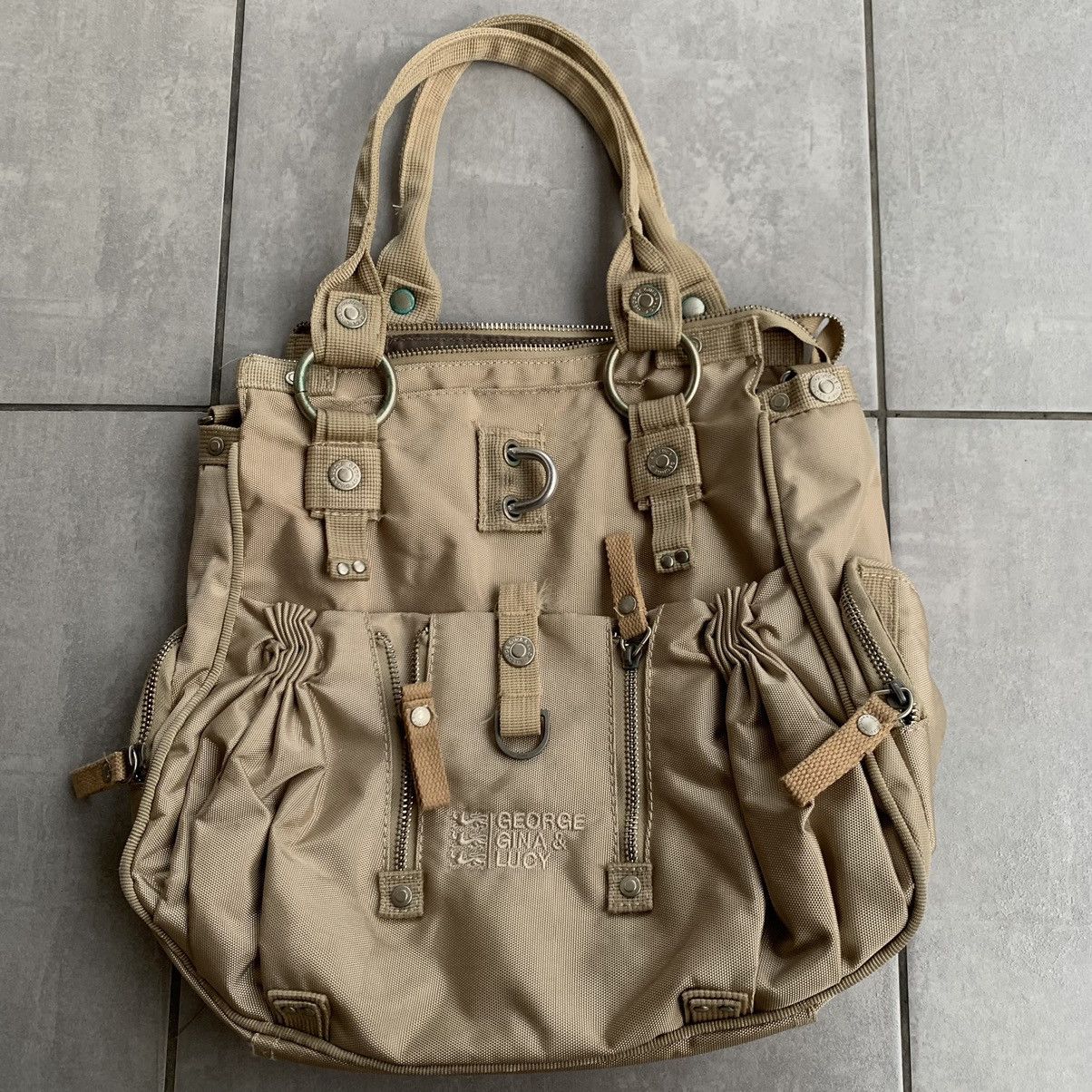 Avant Garde × Japanese Brand × Vintage George gina lucy Cargo handbag ...