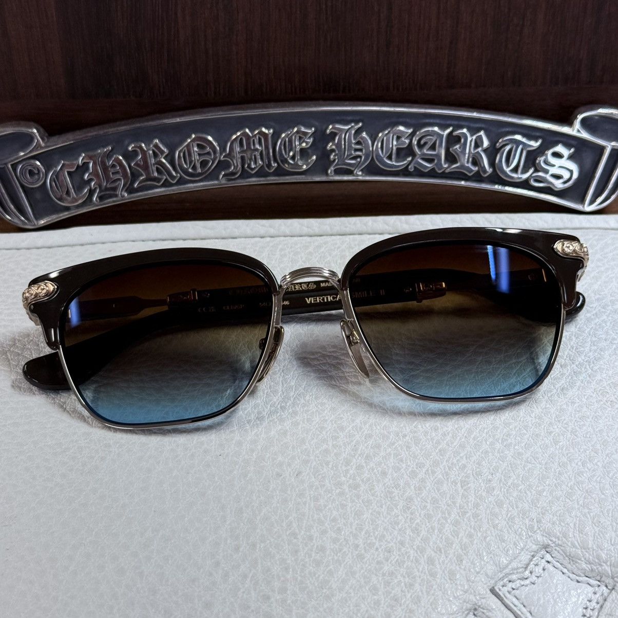 Chrome Hearts Chrome Hearts VERTICAL SMILE II 1/1 Sunglasses | Grailed