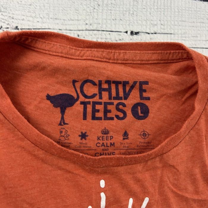 Vintage Chive Tees Denver Short Sleeve T Shirt Men's Large Orange | Grailed