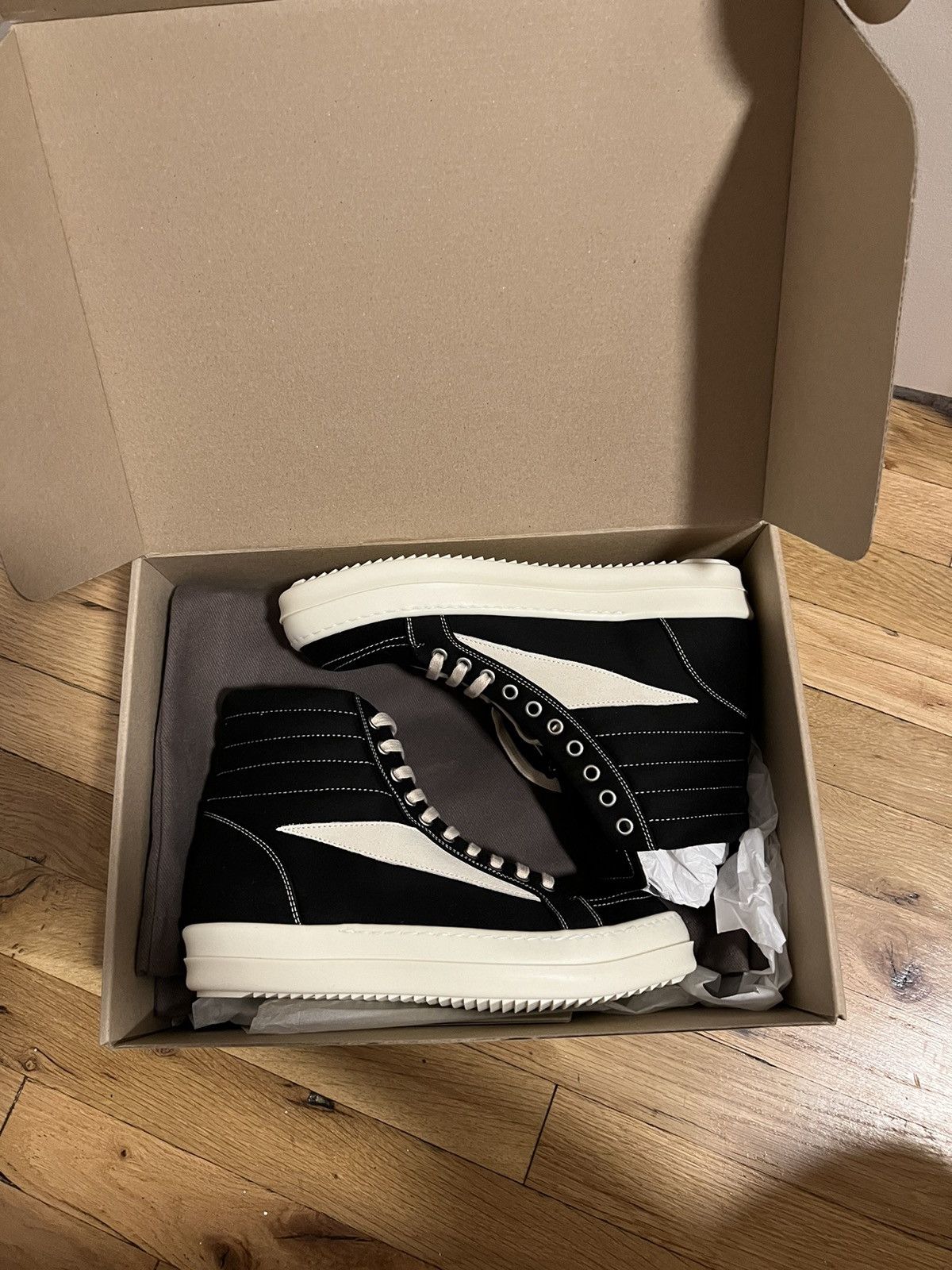 Rick Owens Rick Owens classic Vans high top | Grailed