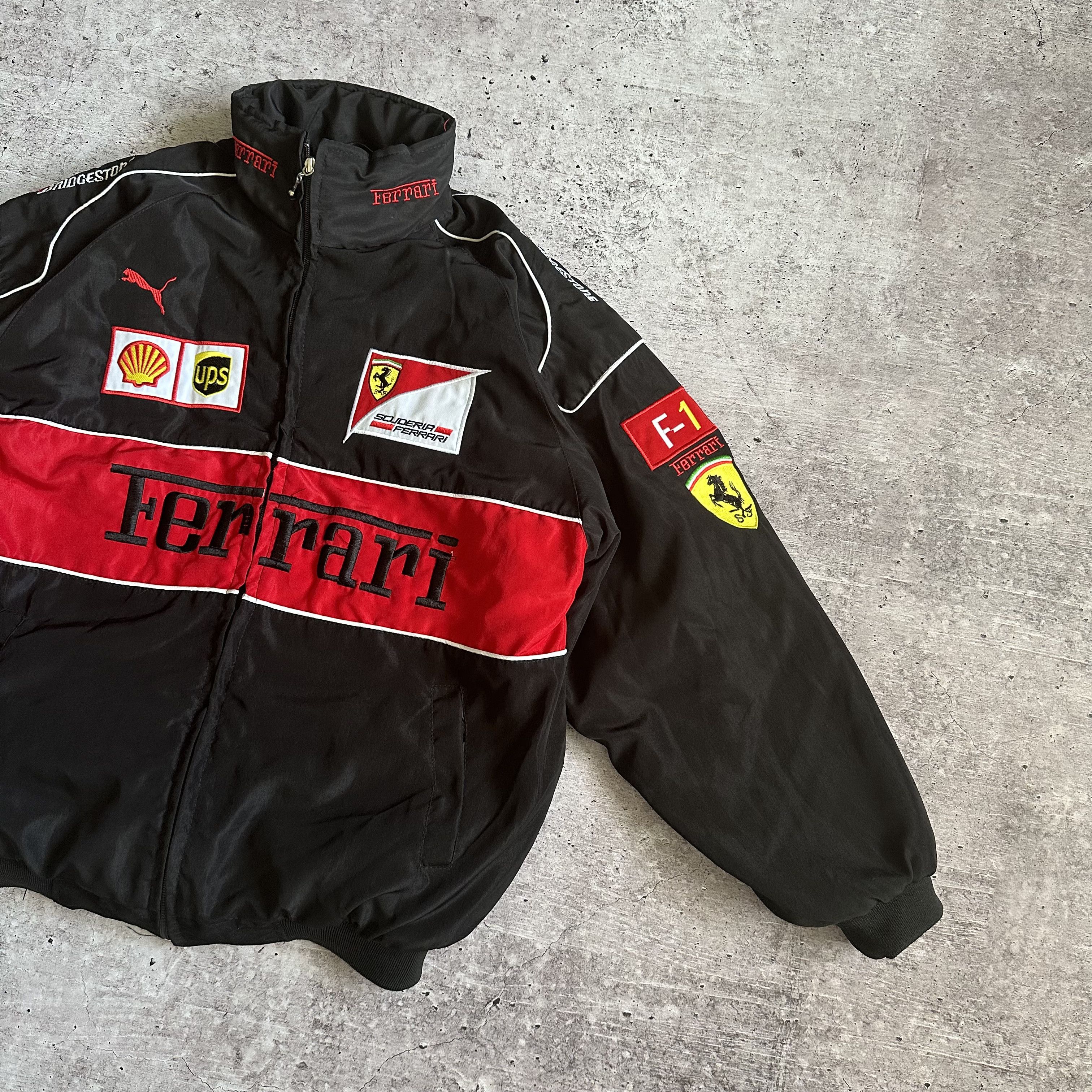 Ferrari × Racing × Vintage VINTAGE RACING JACKET FERRARI F1 SHELL ...