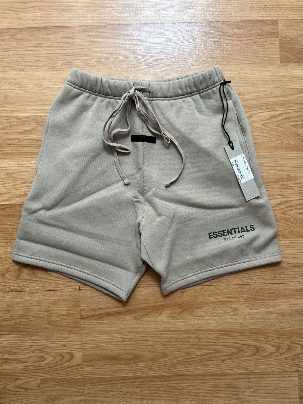 Essentials × Fear of God Essential shorts tan size XXS | Grailed