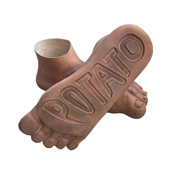 Imran Potato Imran Potato Caveman Slippers | Grailed