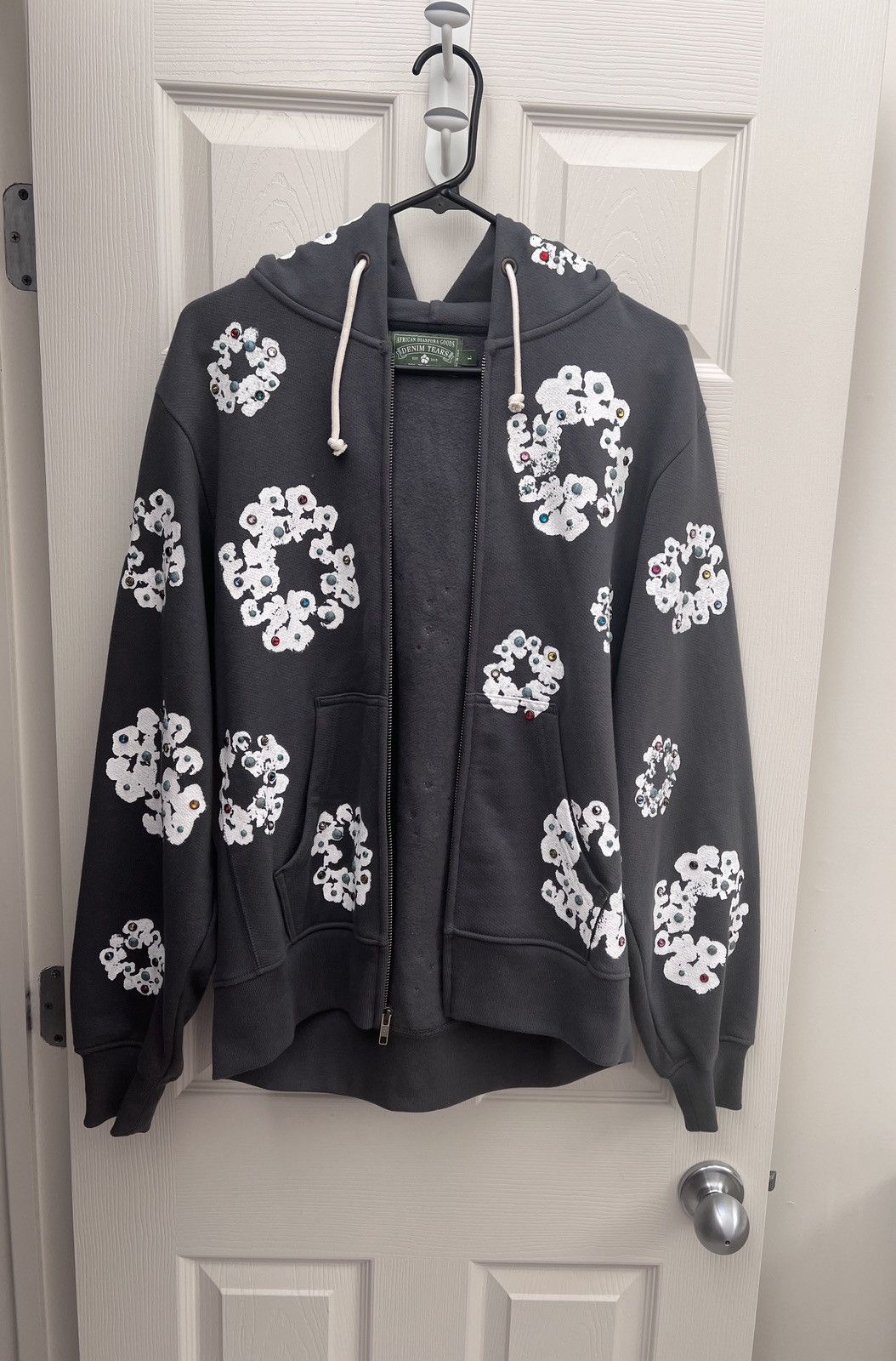 DENIM TEARS Denim Tears Rhinestone Zip | Grailed