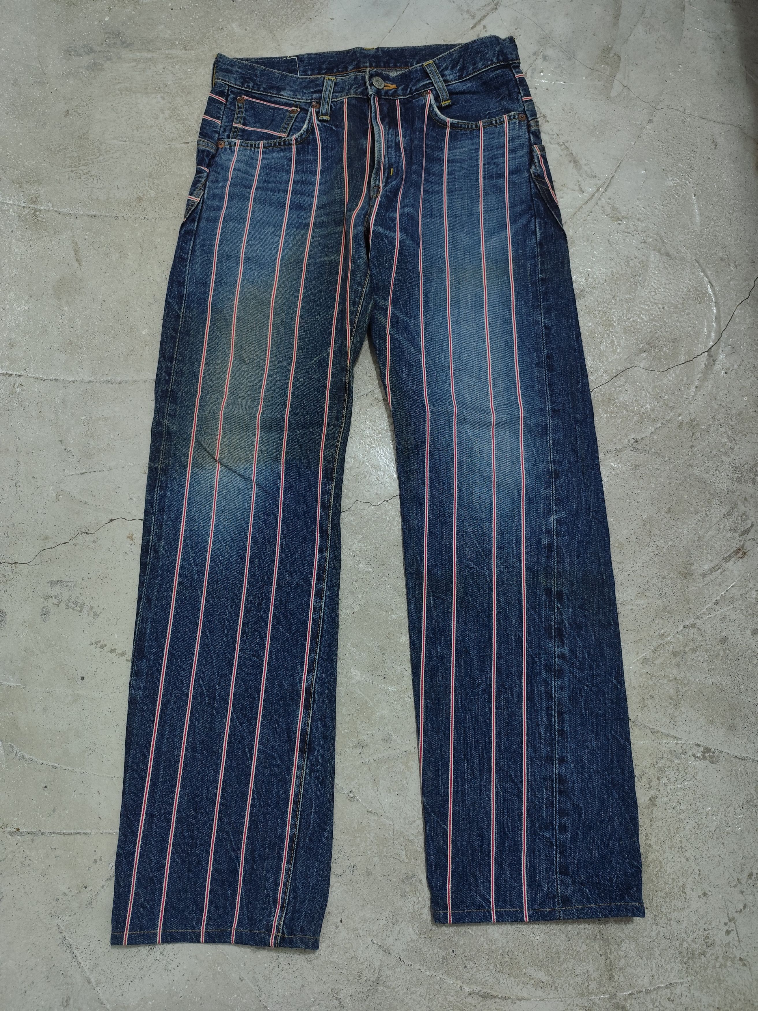 Edwin Vintage Edwin 13oz selvage if six was nine style distressed | Grailed