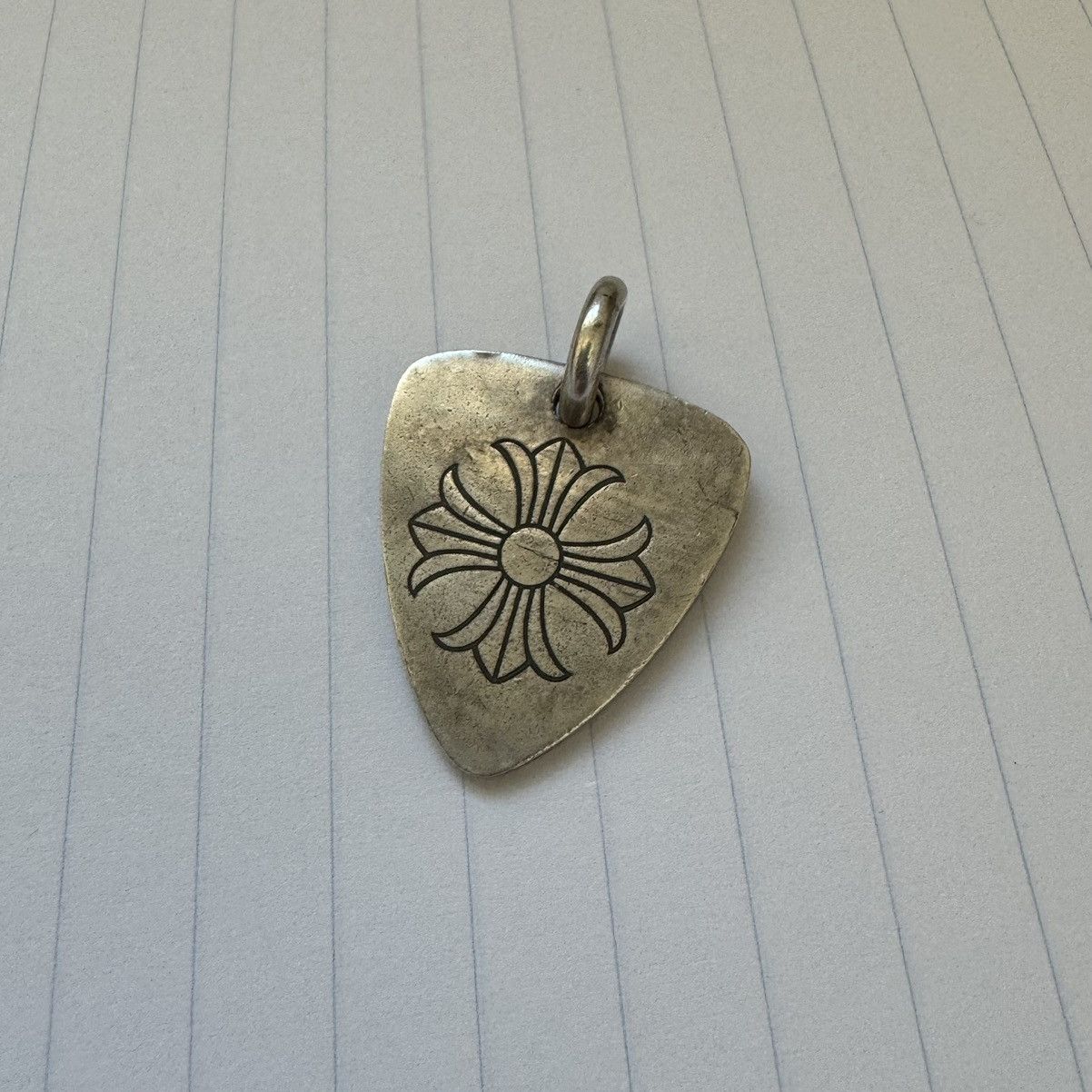 Chrome Hearts chrome hearts guitar pick pendant | Grailed