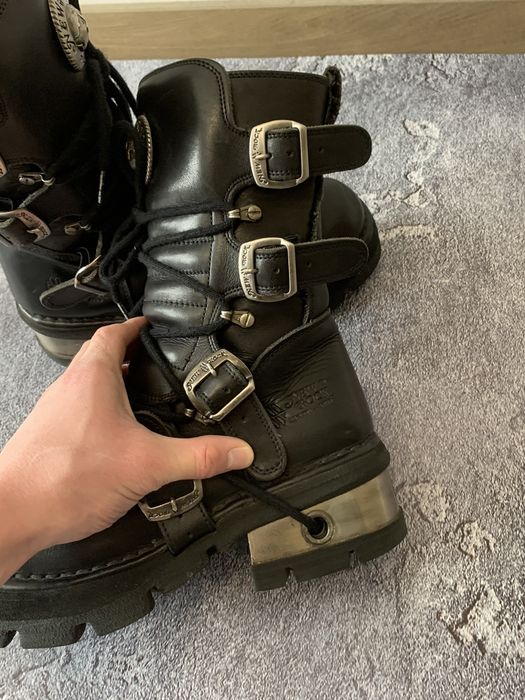 Vintage vintage new rock steel heeled boots | Grailed