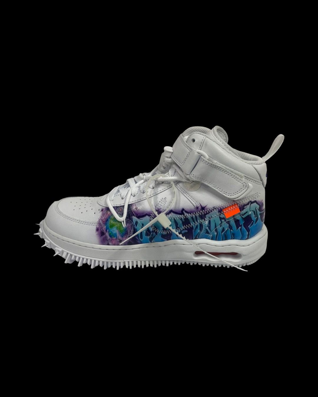 Nike × Off-White Nike AF1 Mid OFF-WHITE Graffiti | Grailed
