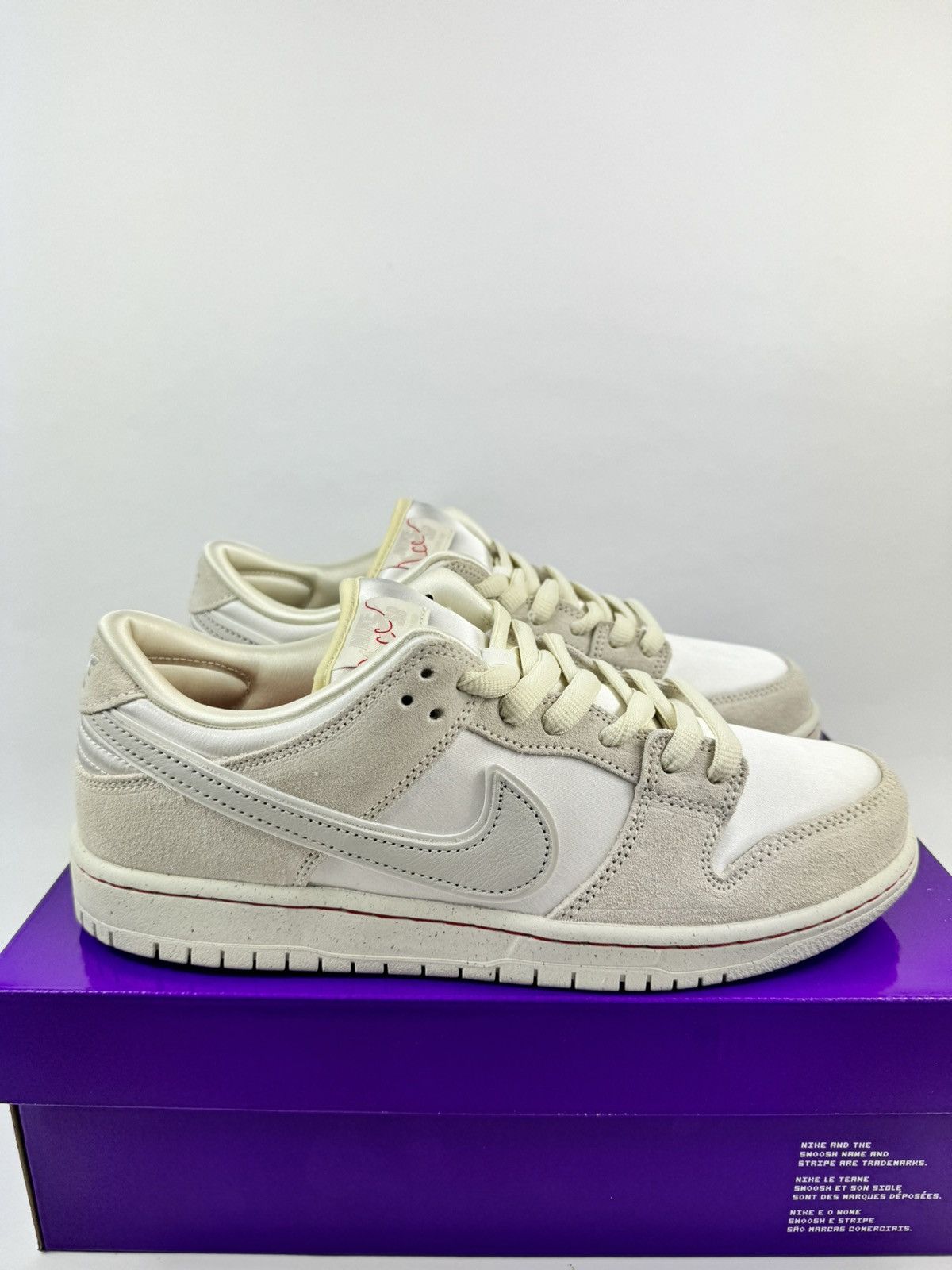 Nike NIKE SB DUNK LOW CITY OF LOVE LIGHT BONE SNEAKERS | Grailed