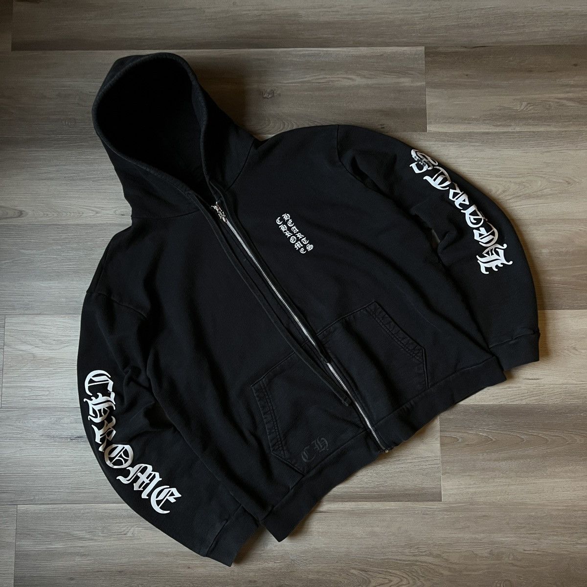 Chrome Hearts Chrome Hearts Zip-Up Hoodie Sweatshirt | Grailed