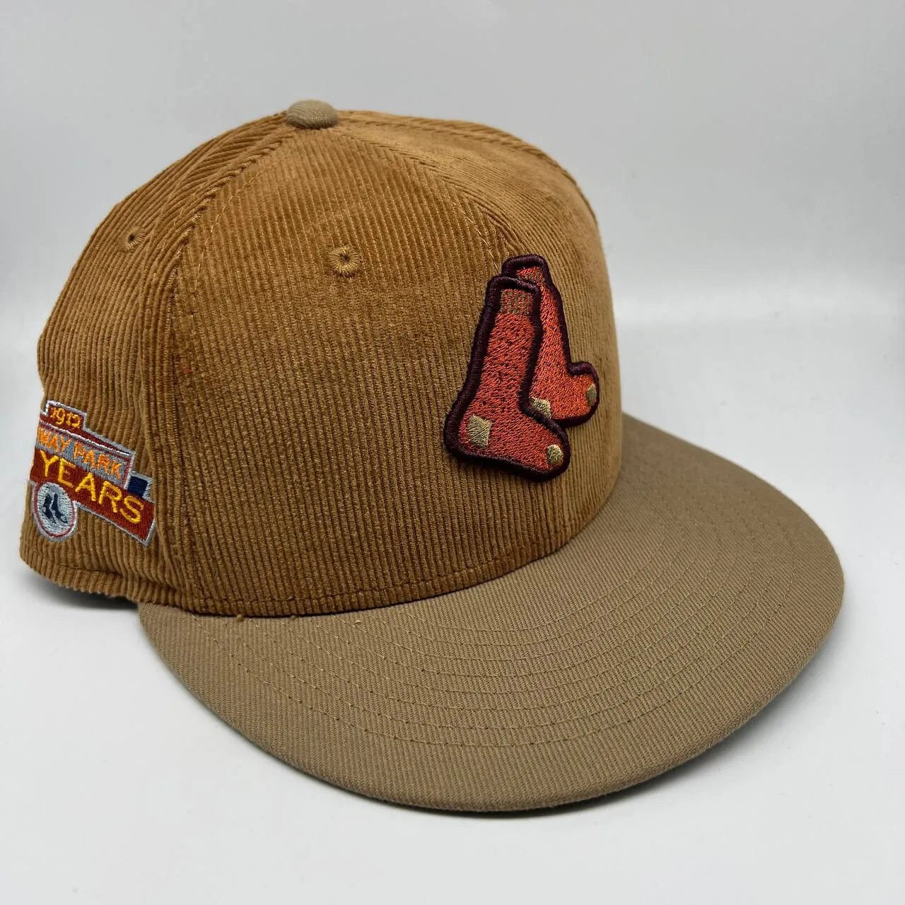 MLB × New Era Boston Red Sox MLB 7 5/8 Corduroy Hat Fitted Cap Men | Grailed