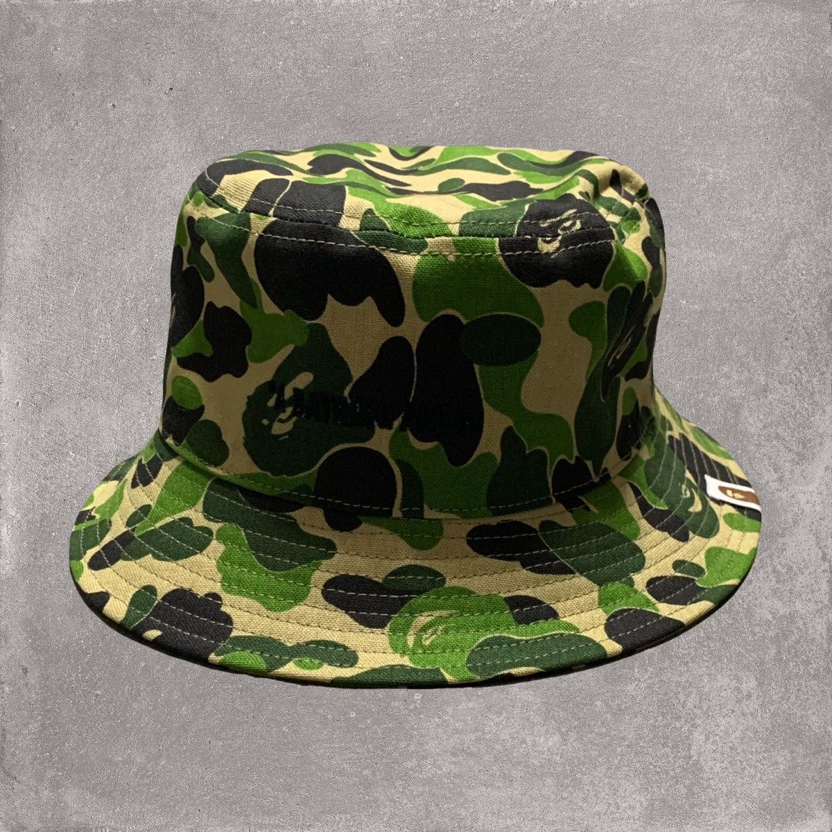 Bape Bape Bucket Hat Green ABC Camo A Bathing Ape Hat | Grailed