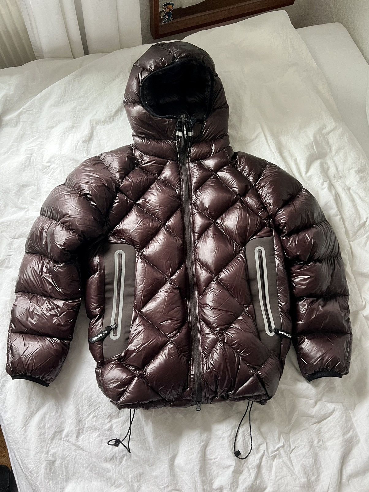 And Wander And Wander Diamond Stitch Down Hoodie Jacket Puffer Pertex ...