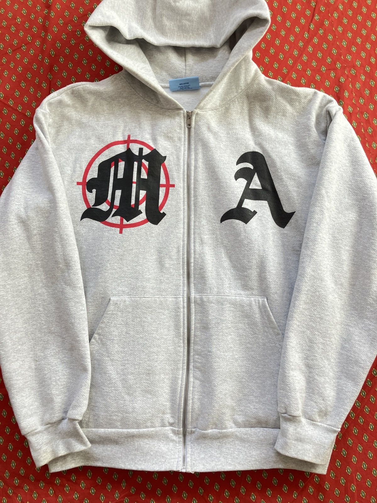 Absent × Menace Menace Absent Zip-Up | Grailed