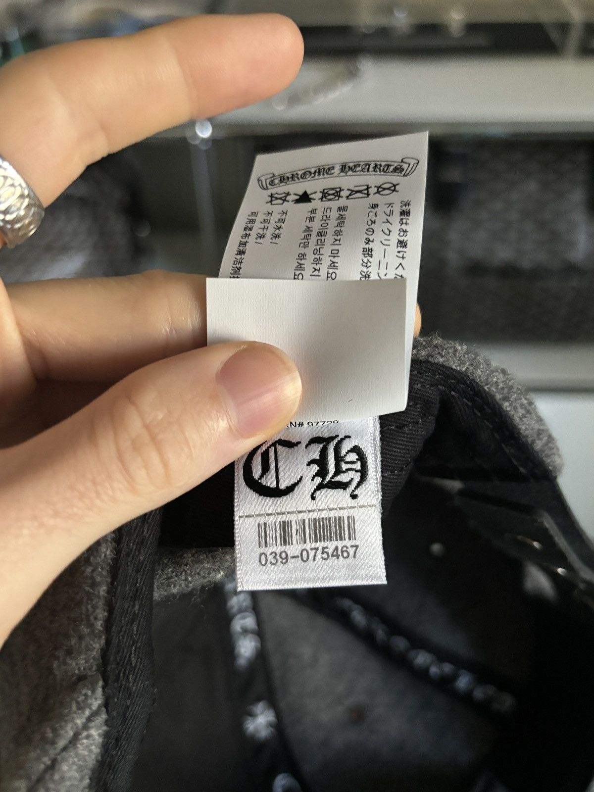 Chrome Hearts 2024 EXCLUSIVE - WOOL LEATHER CH HAT | Grailed