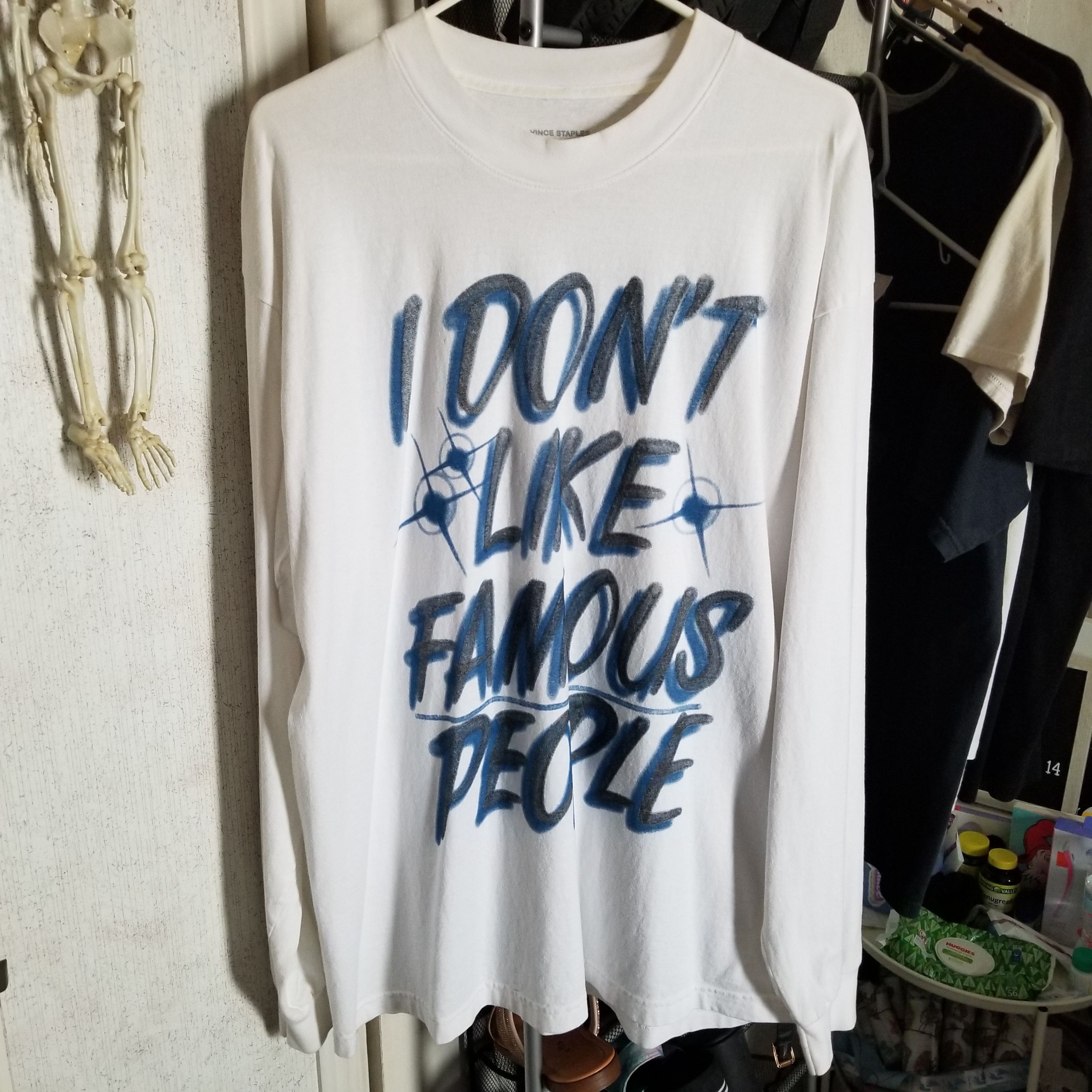 Vince Staples Merch I Don't Like Famous People airbrush Vince Staples ...